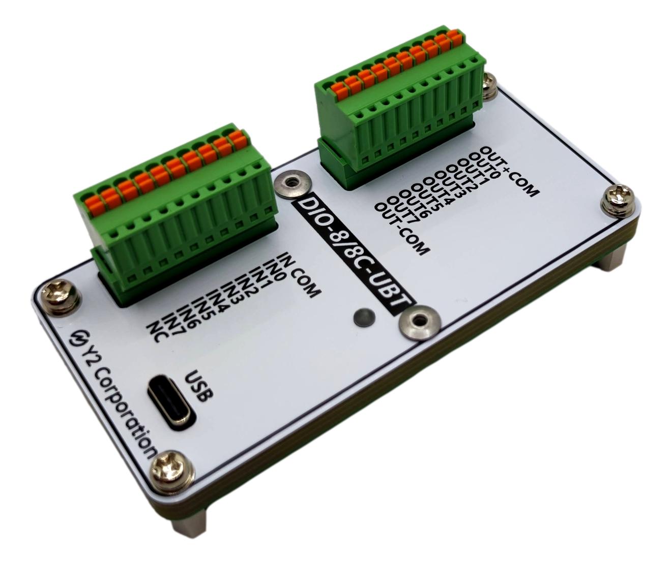 ワイツー USB 2.0対応 バスパワードデジタル入出力ボード（USB I/O） DIO-8/8C-UBT(S) – 株式会社ワイツー